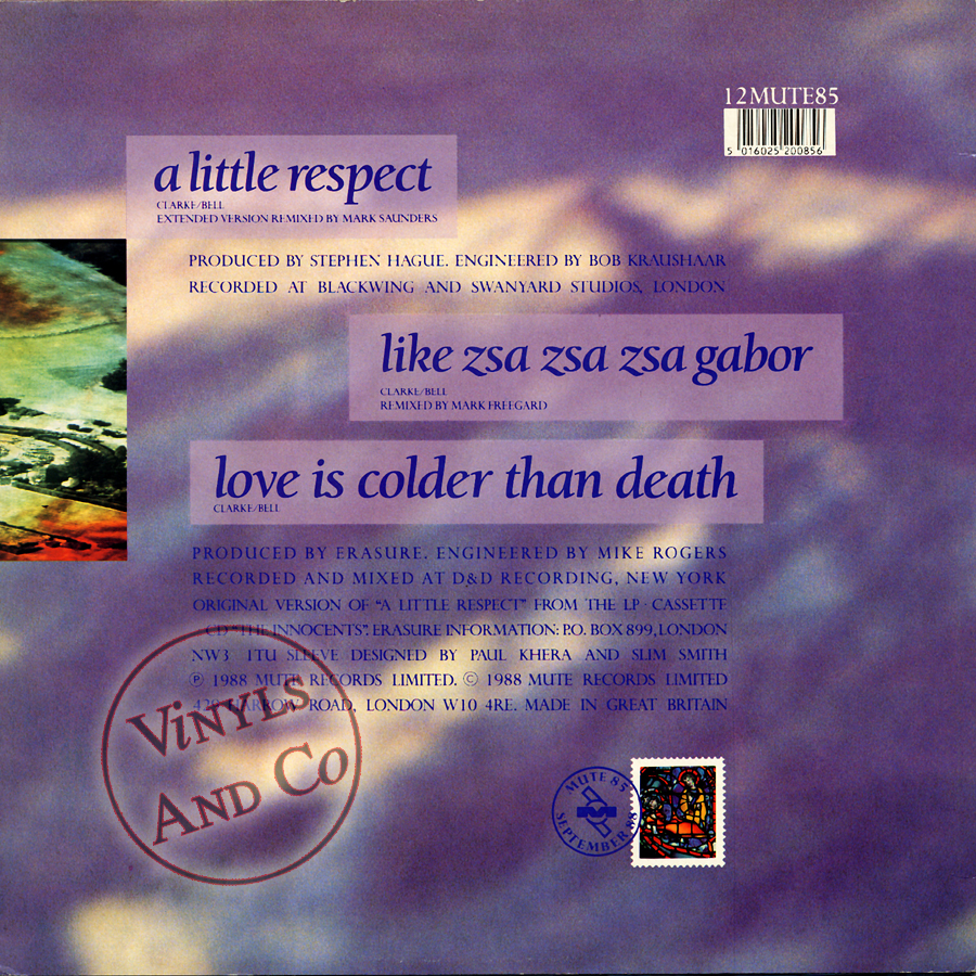 What Is A Little Respect By Erasure About at Tristan Glasheen blog